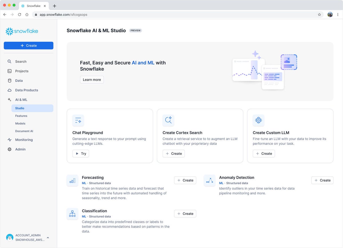 Elevate AI Creation with Snowflake's Unified AI & ML Platform