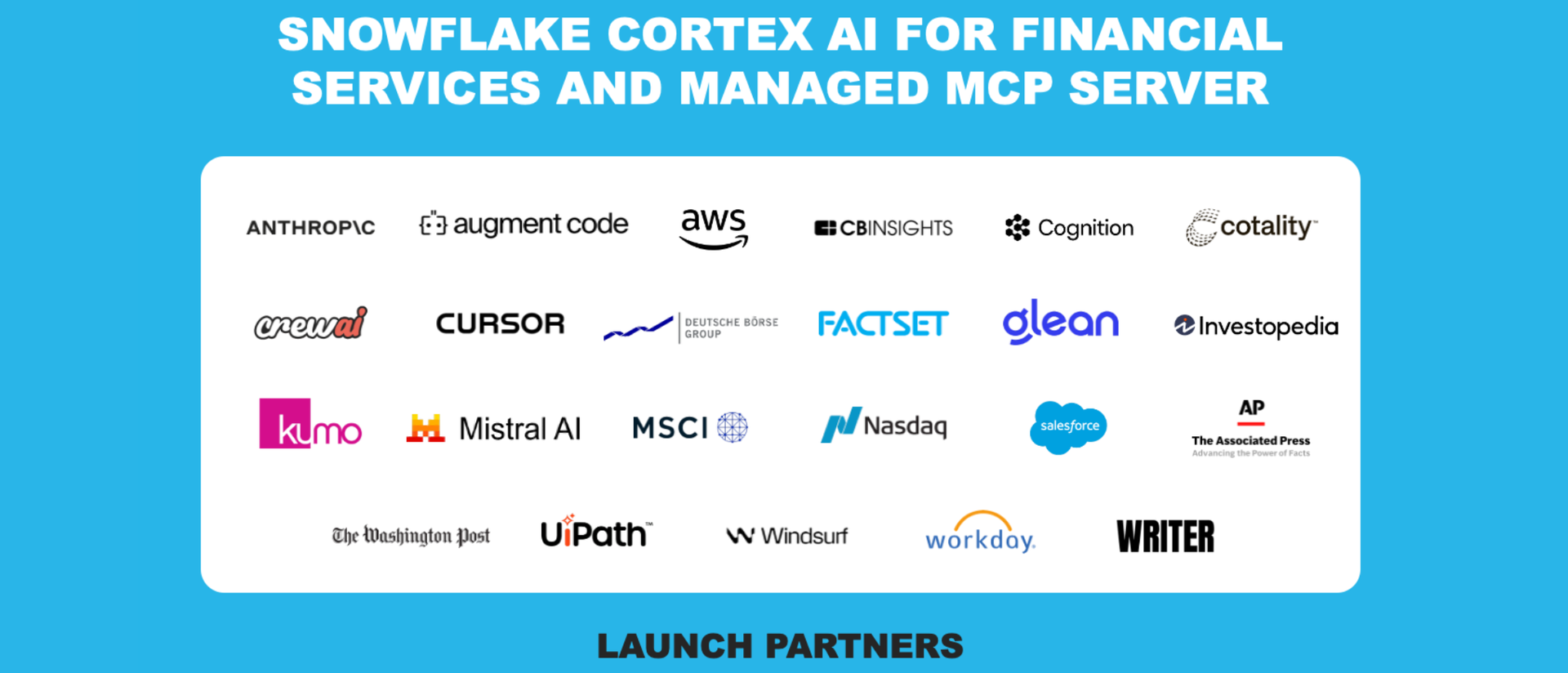 Snowflake Unveils Cortex AI for Financial Services: Enterprise-Ready AI ...