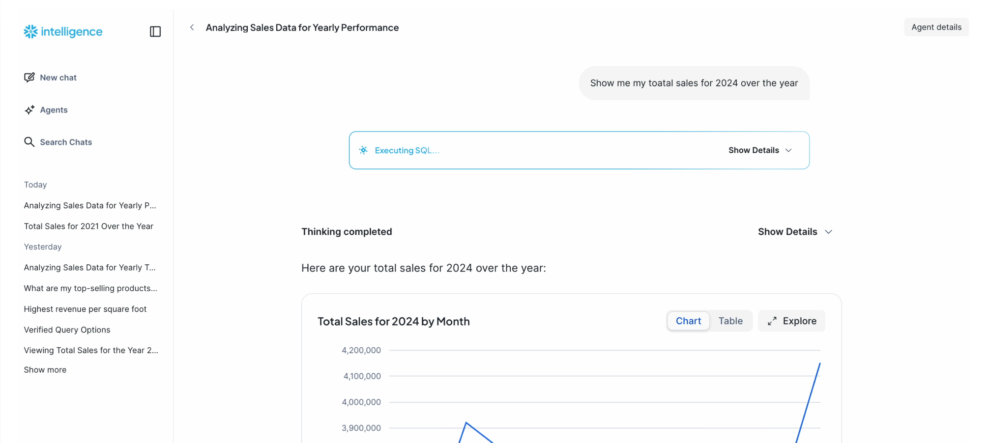 Snowflake Intelligence