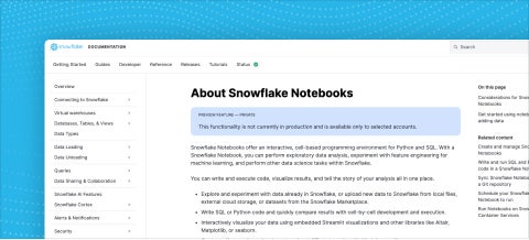 Snowflake Notebooks