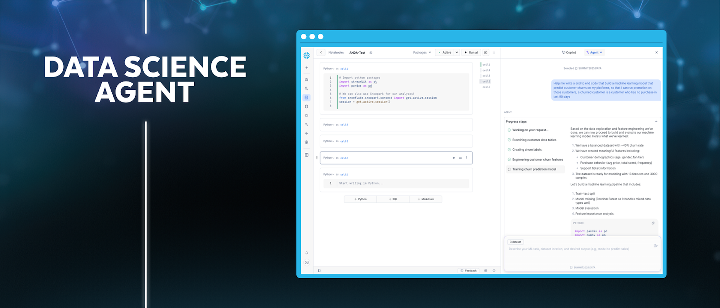 Snowflake Intelligence and Data Science Agent Deliver The Next Frontier ...