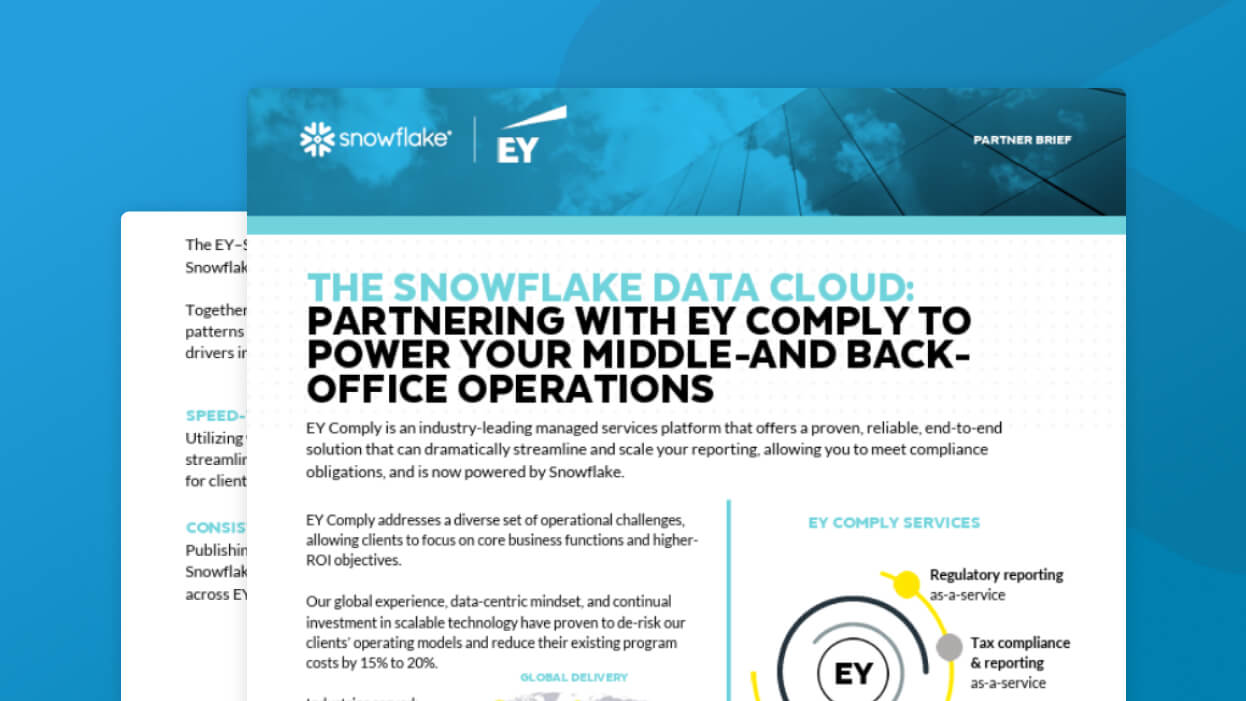 EY | Snowflake Partners