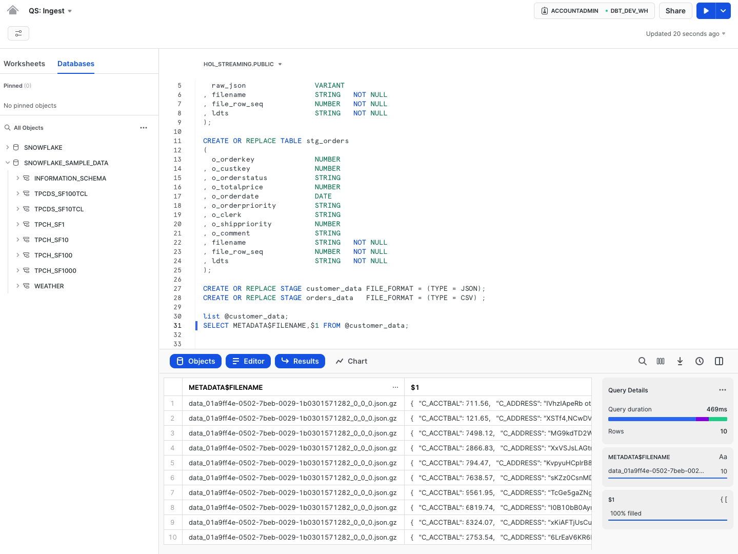 Streaming Data Integration with Snowflake