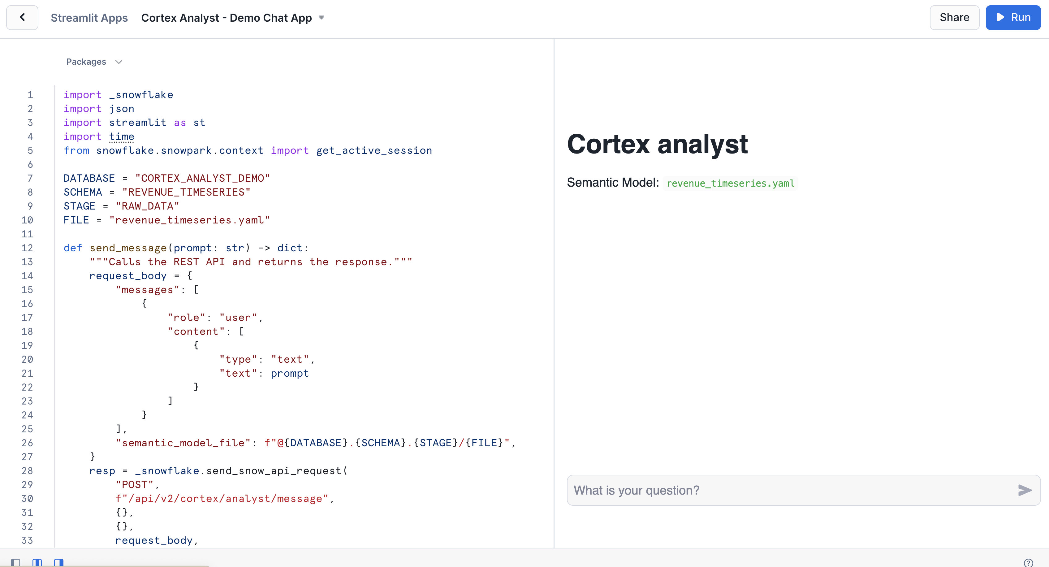 Getting Started with Cortex Analyst in Snowflake