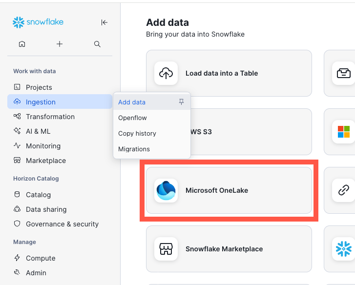 Building an Iceberg Lakehouse with Snowflake and Microsoft OneLake
