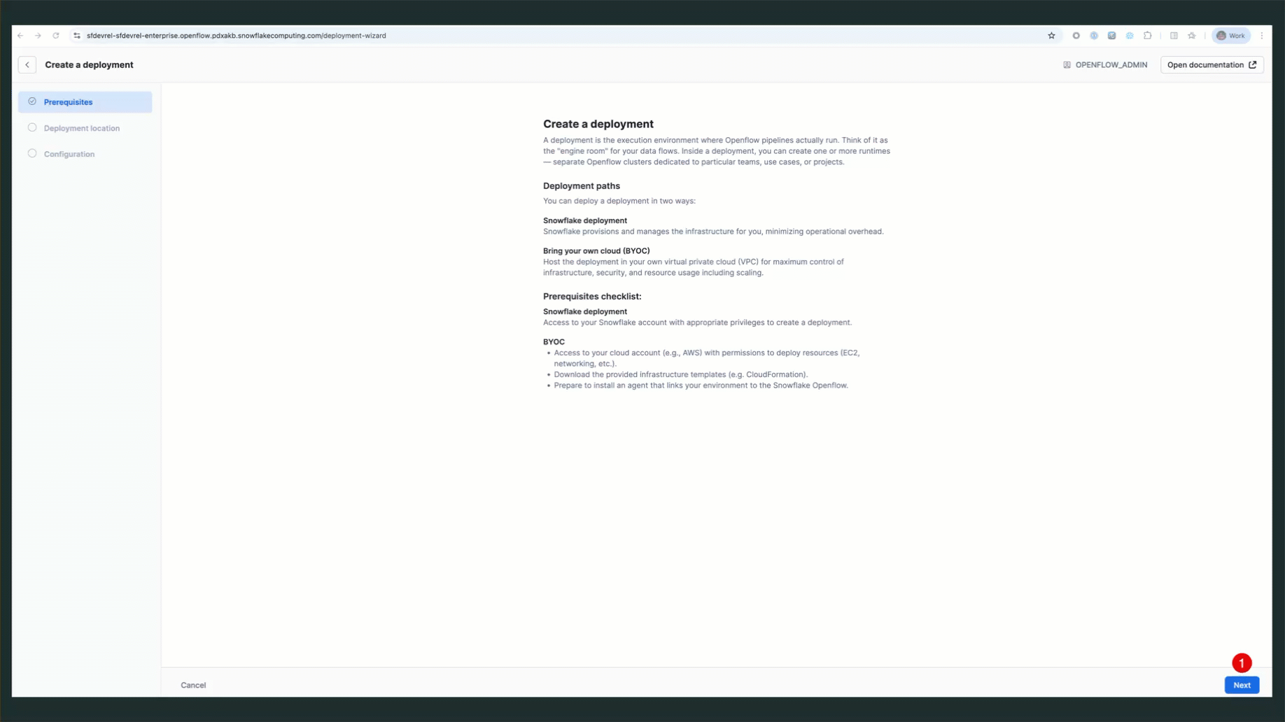 Getting Started with Openflow Snowflake Deployments