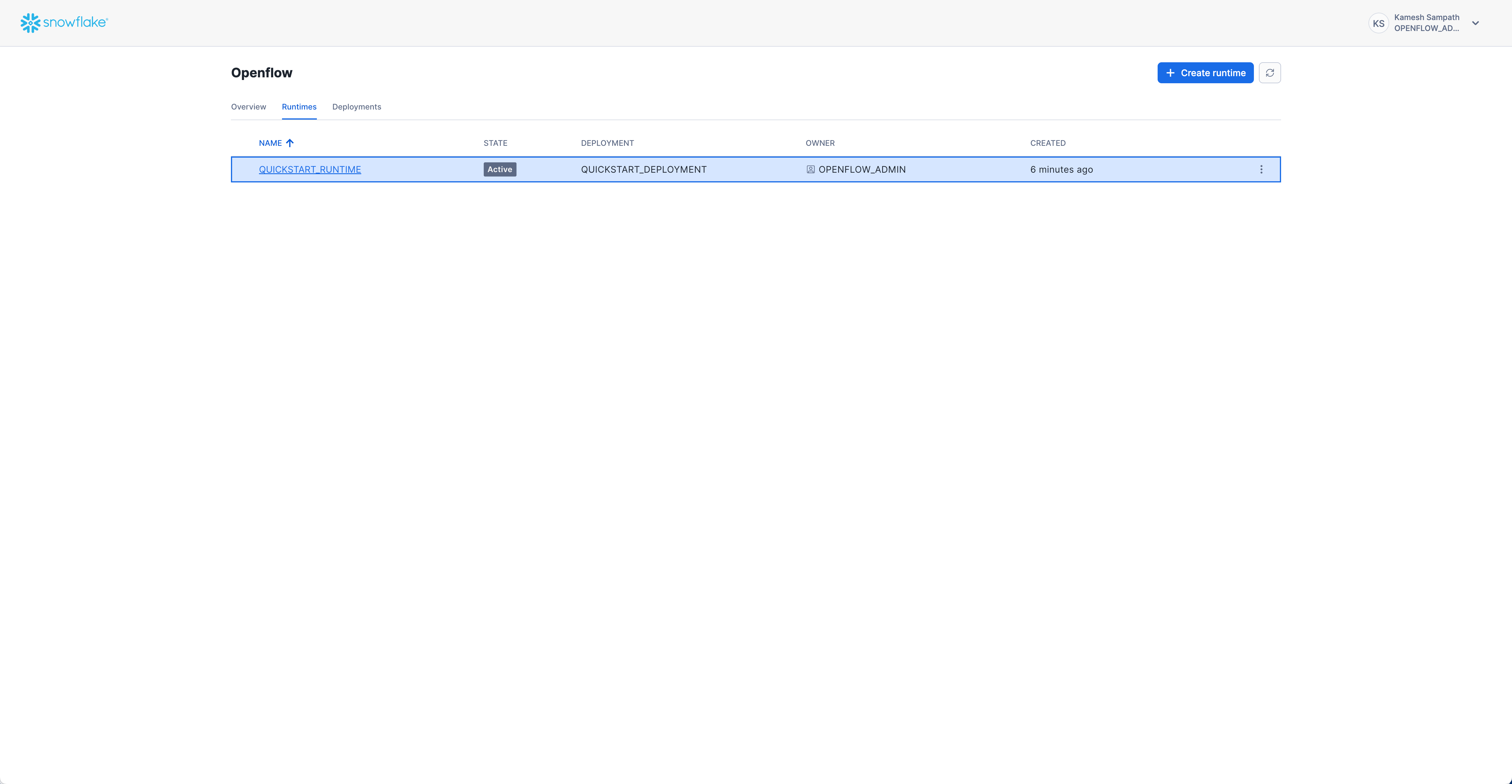 Getting Started with Openflow Snowflake Deployments