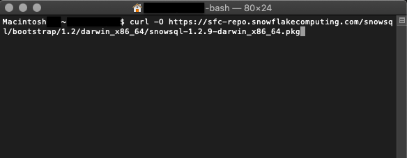 Getting Started with SnowSQL