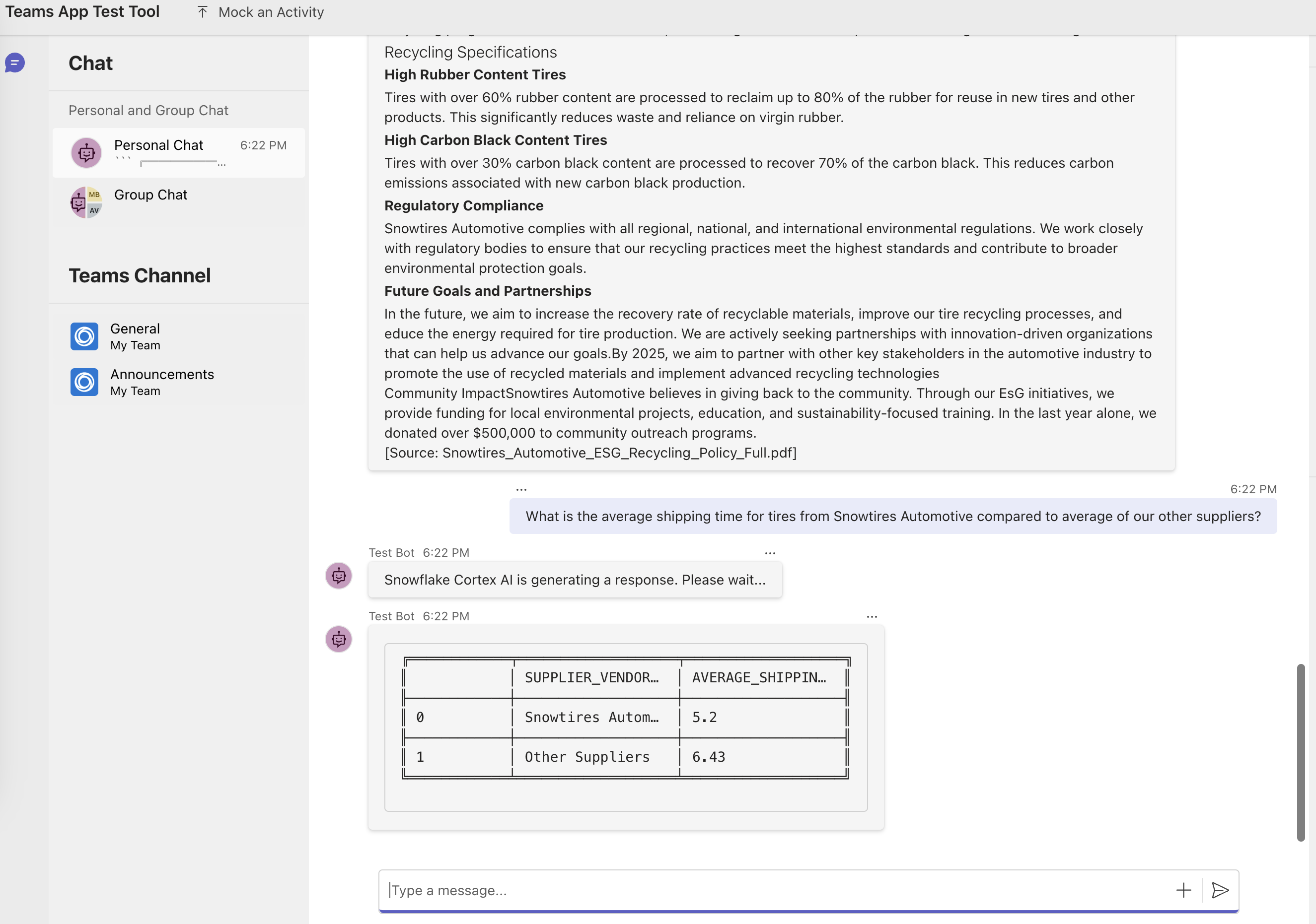 Getting Started with Cortex Agents and Microsoft Teams
