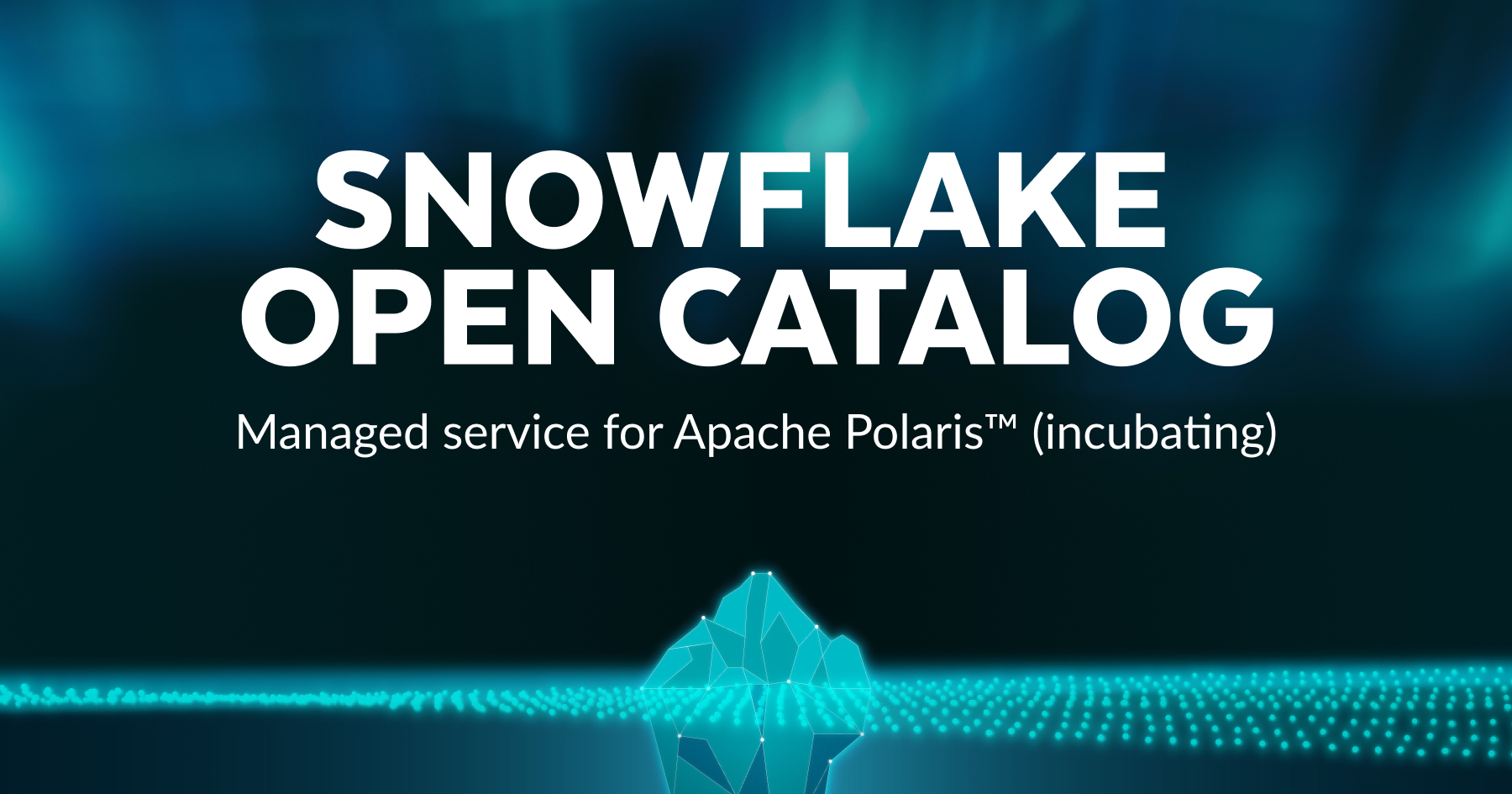 Snowflake Open Catalog: Discover and Share Trusted Data