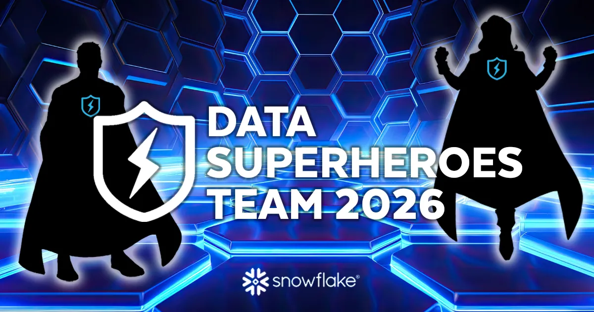 Snowflake、2026「Snowflake Data Superheroes」を決定