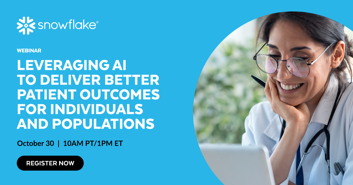 Leveraging AI to Deliver Better Patient Outcomes for Individuals and ...