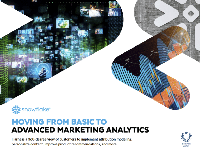 Moving from Basic to Advanced Marketing Analytics - Snowflake