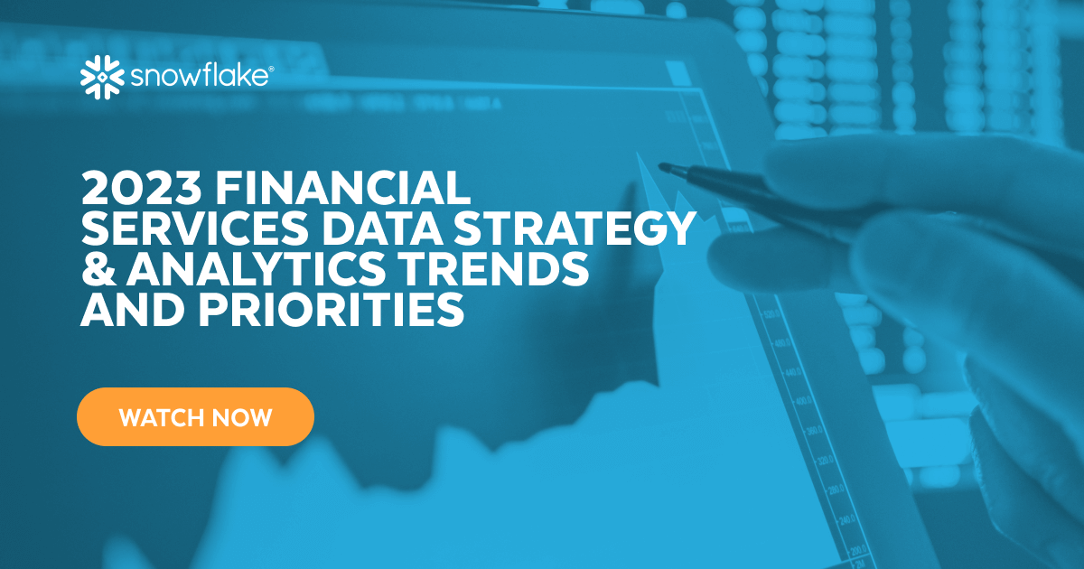 2023 Financial Services Data Strategy & Analytics Trends