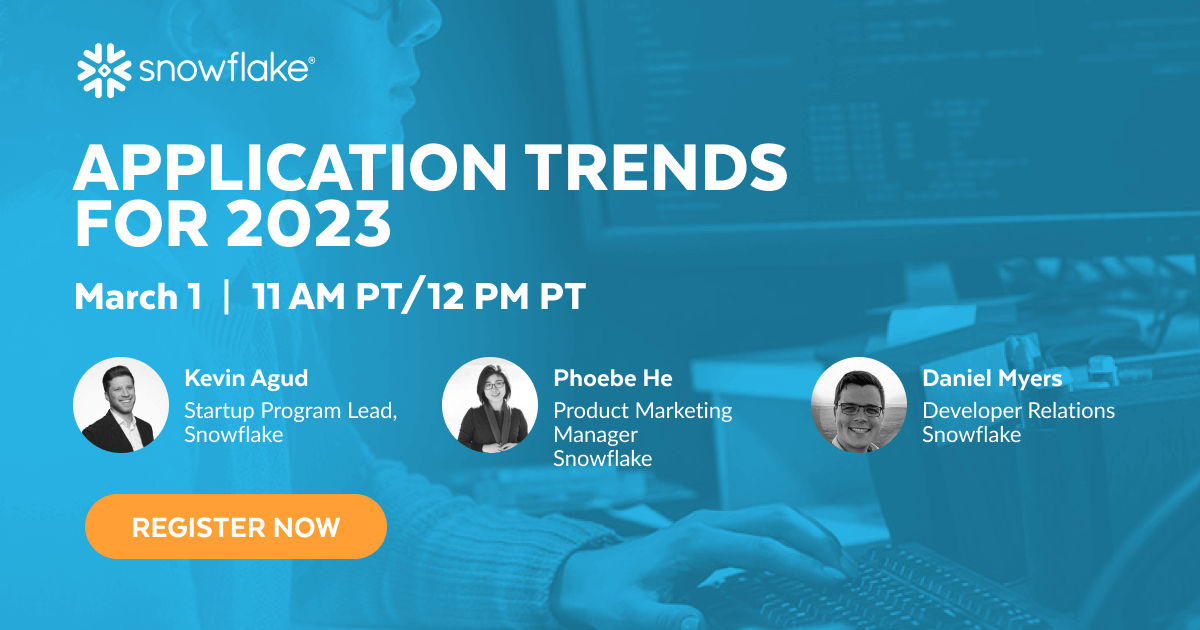 Data Application Trends 2023