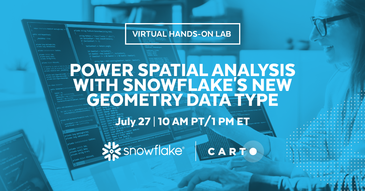 Virtual Hands On Lab Power Spatial Analysis With Snowflake S New Geometry Data Type Snowflake
