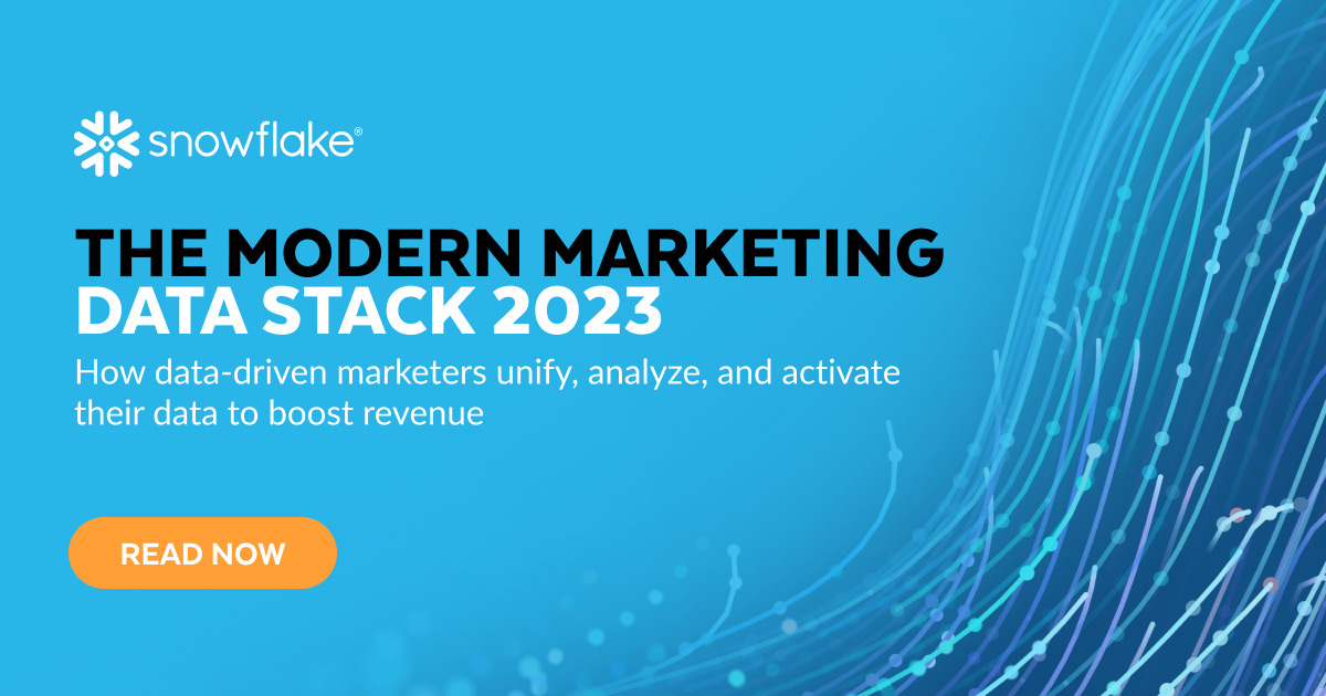 Modern Marketing Data Stack Report - Snowflake