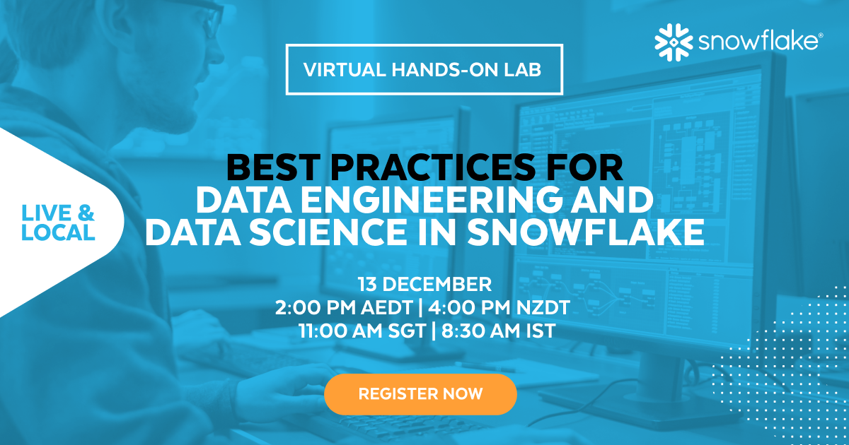 Virtual Hands-on Lab: Best Practices for Data Engineering and Data ... Virtual Hands-on Lab: Best Practices for Data Engineering and Data ...