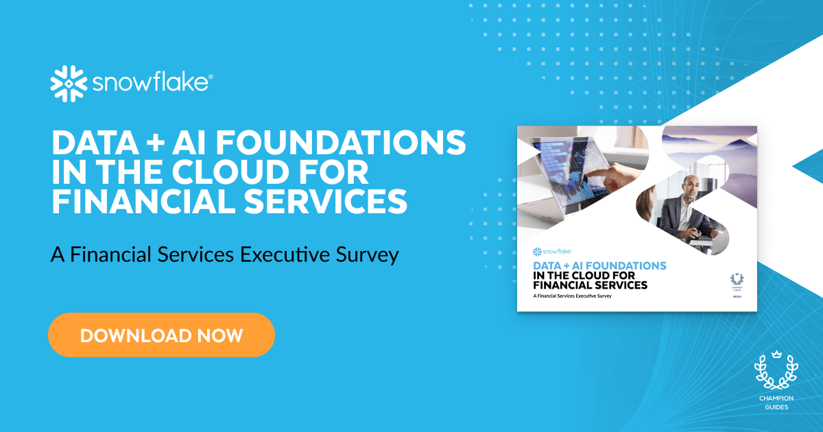 Data + AI Foundations in the Cloud for Financial Services - Snowflake
