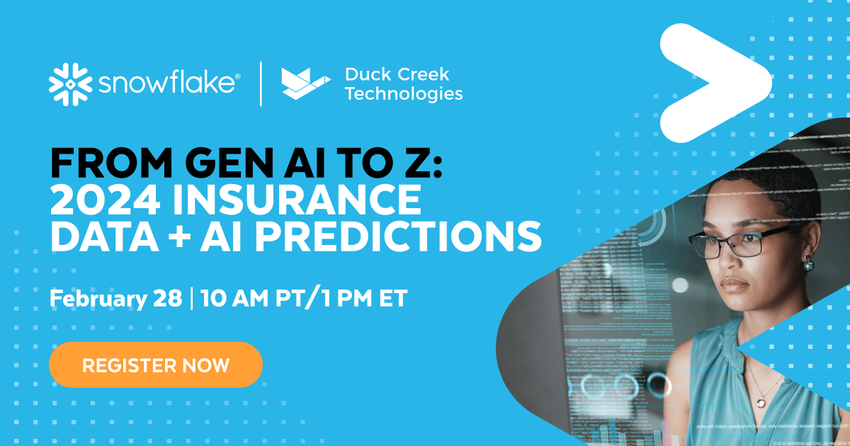 From Gen AI to Z: 2024 Insurance Data + AI Predictions | Snowflake ...