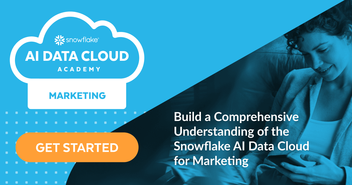 AI Data Cloud Academy for Marketing | Snowflake AI Data Cloud Academy for Marketing | Snowflake