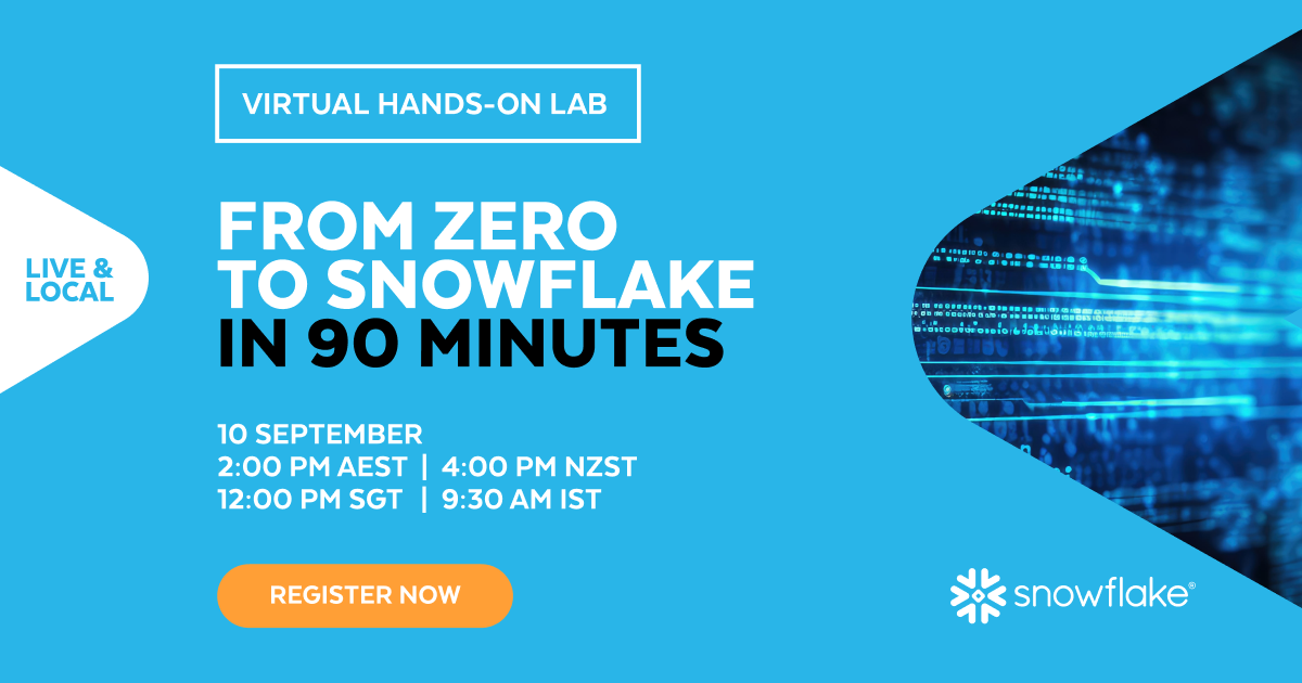 Virtual Hands-on Lab: From Zero to Snowflake in 90 Minutes - Snowflake