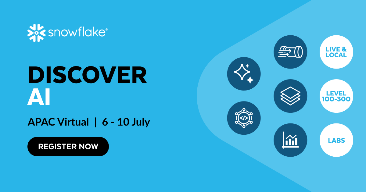 Snowflake Discover AI - APAC