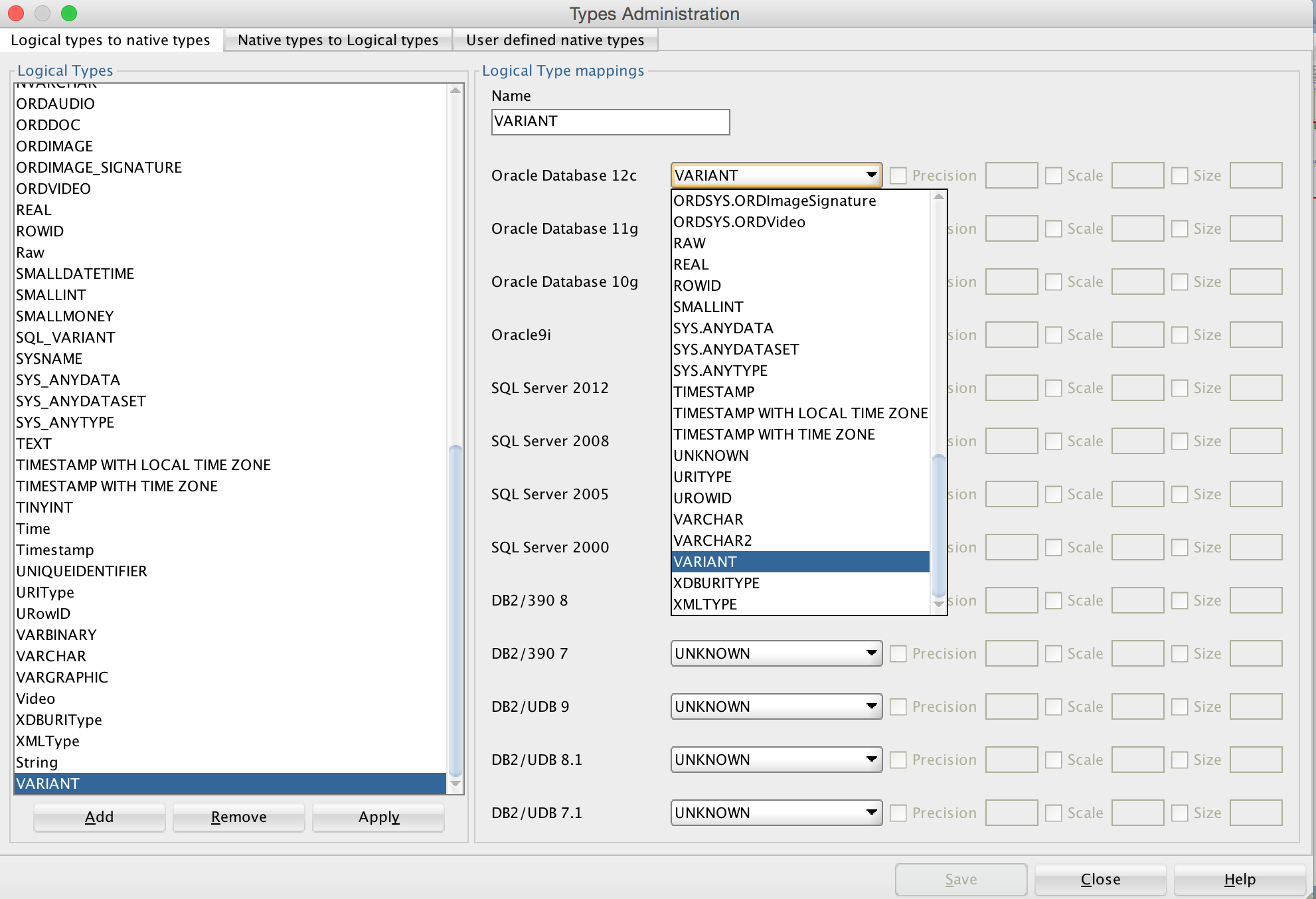 How To Customizing Oracle Sql Developer Data Modeler Sddm To Support Snowflake Variant